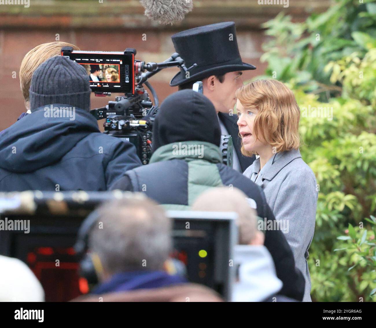 Comedian Jimmy Carr debut film Fackham Hall filming in Thornton Hough ...