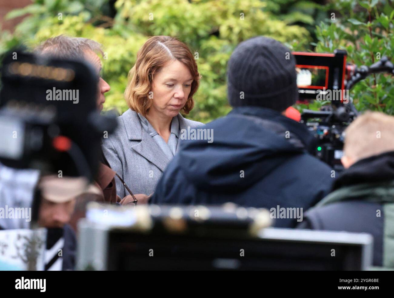 Comedian Jimmy Carr debut film Fackham Hall filming in Thornton Hough ...