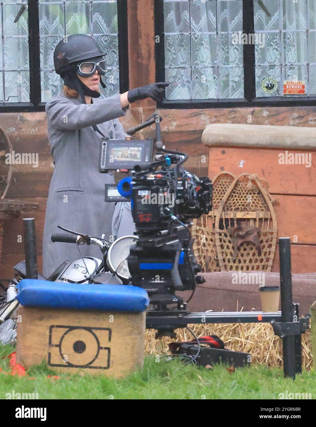 Comedian Jimmy Carr debut film Fackham Hall filming in Thornton Hough ...