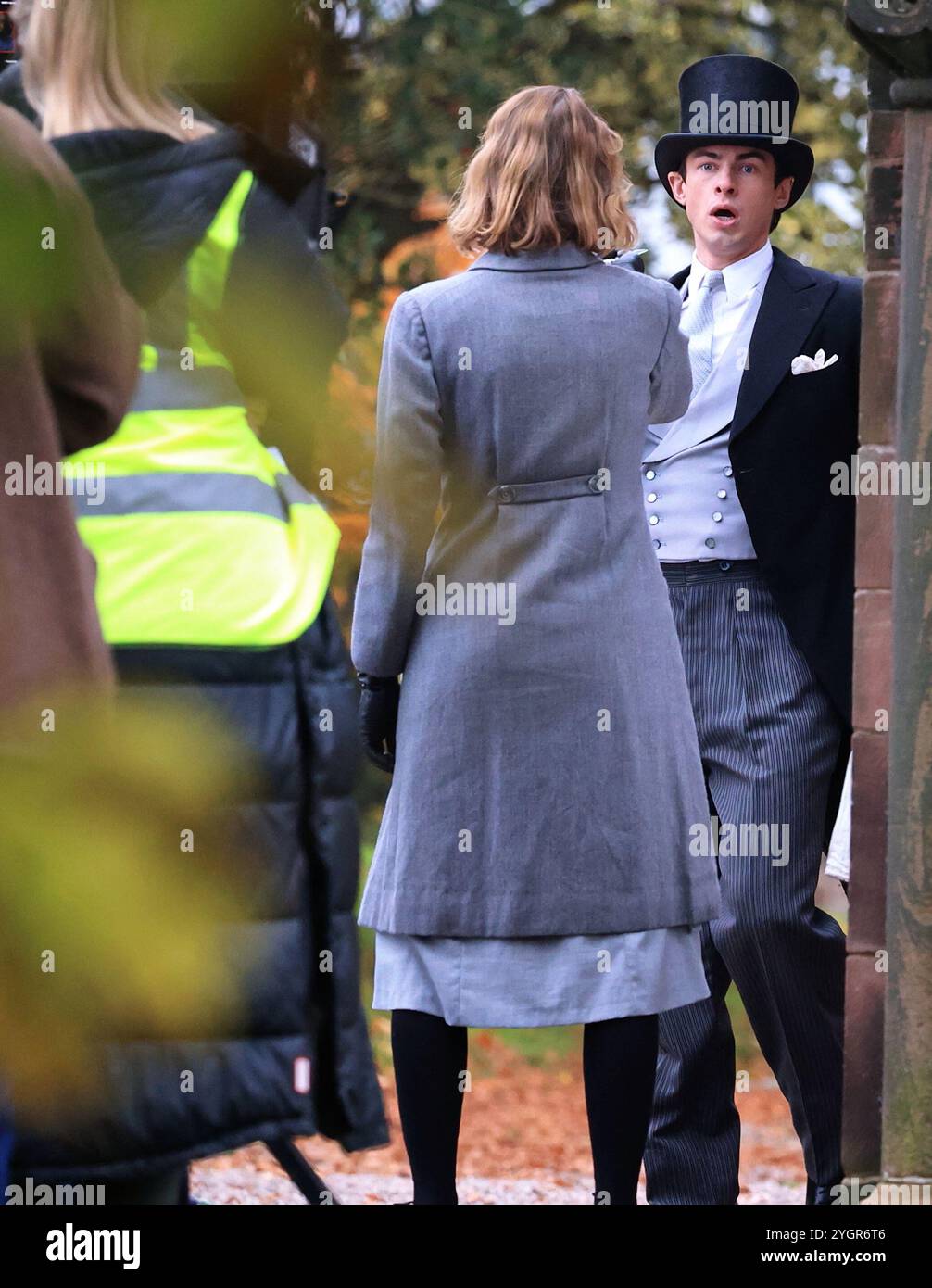 Comedian Jimmy Carr debut film Fackham Hall filming in Thornton Hough ...