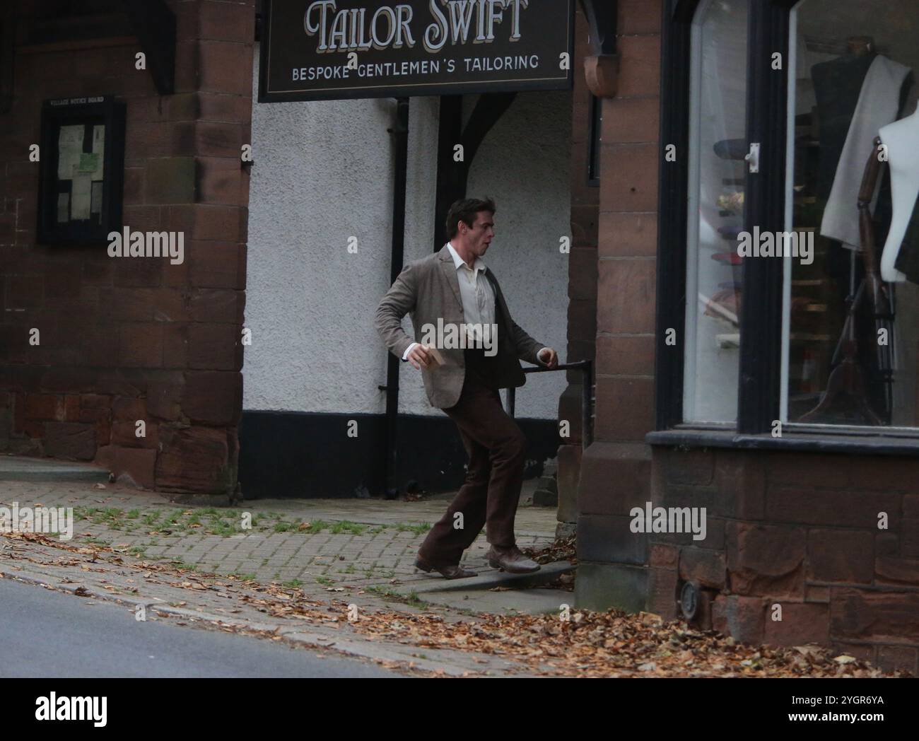 Comedian Jimmy Carr debut film Fackham Hall filming in Thornton Hough ...