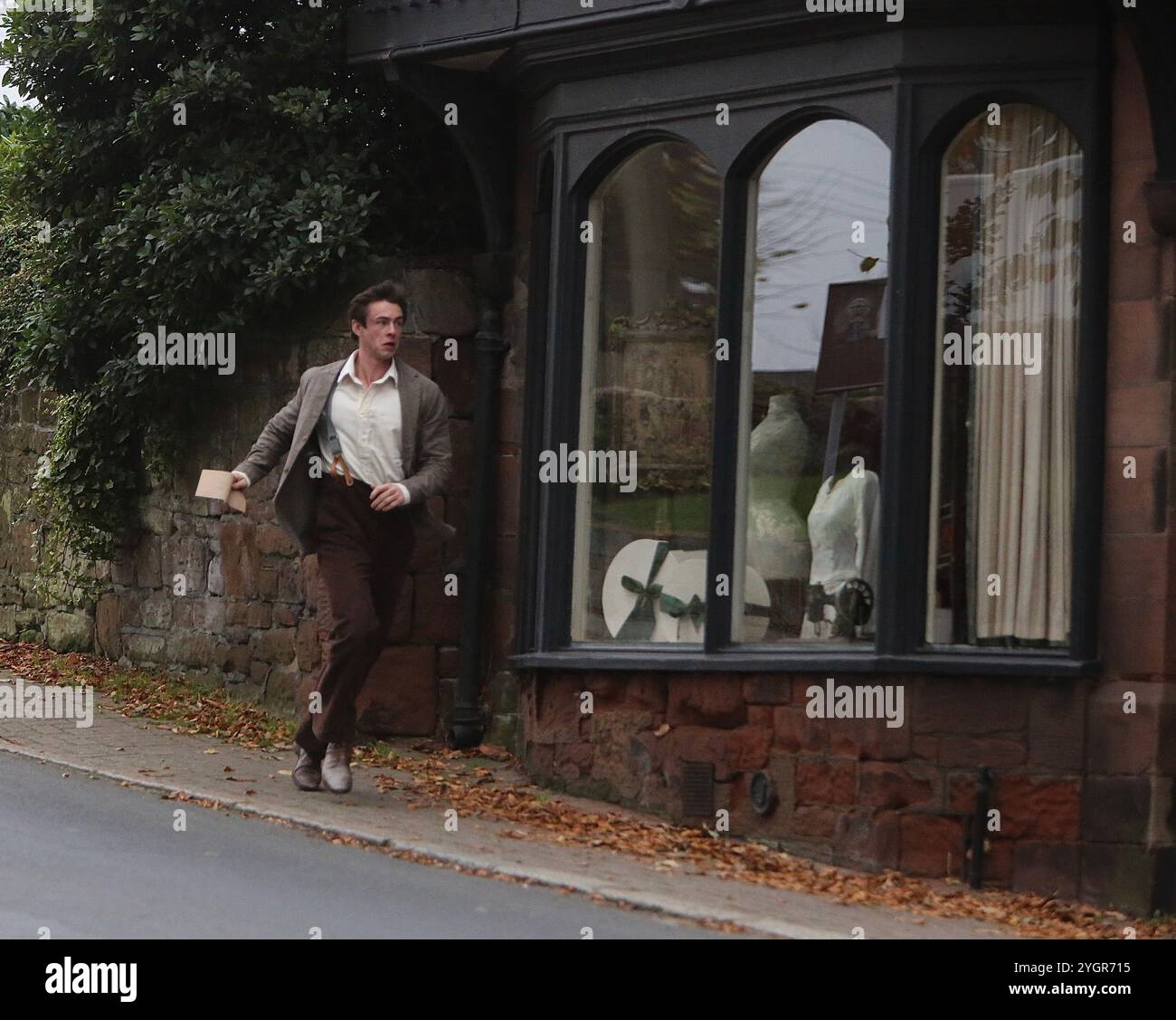 Comedian Jimmy Carr debut film Fackham Hall filming in Thornton Hough ...