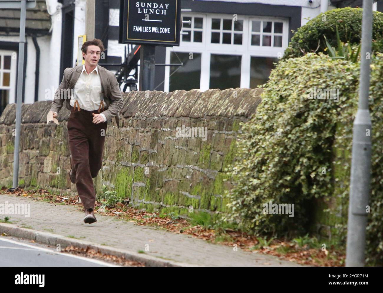 Comedian Jimmy Carr debut film Fackham Hall filming in Thornton Hough ...