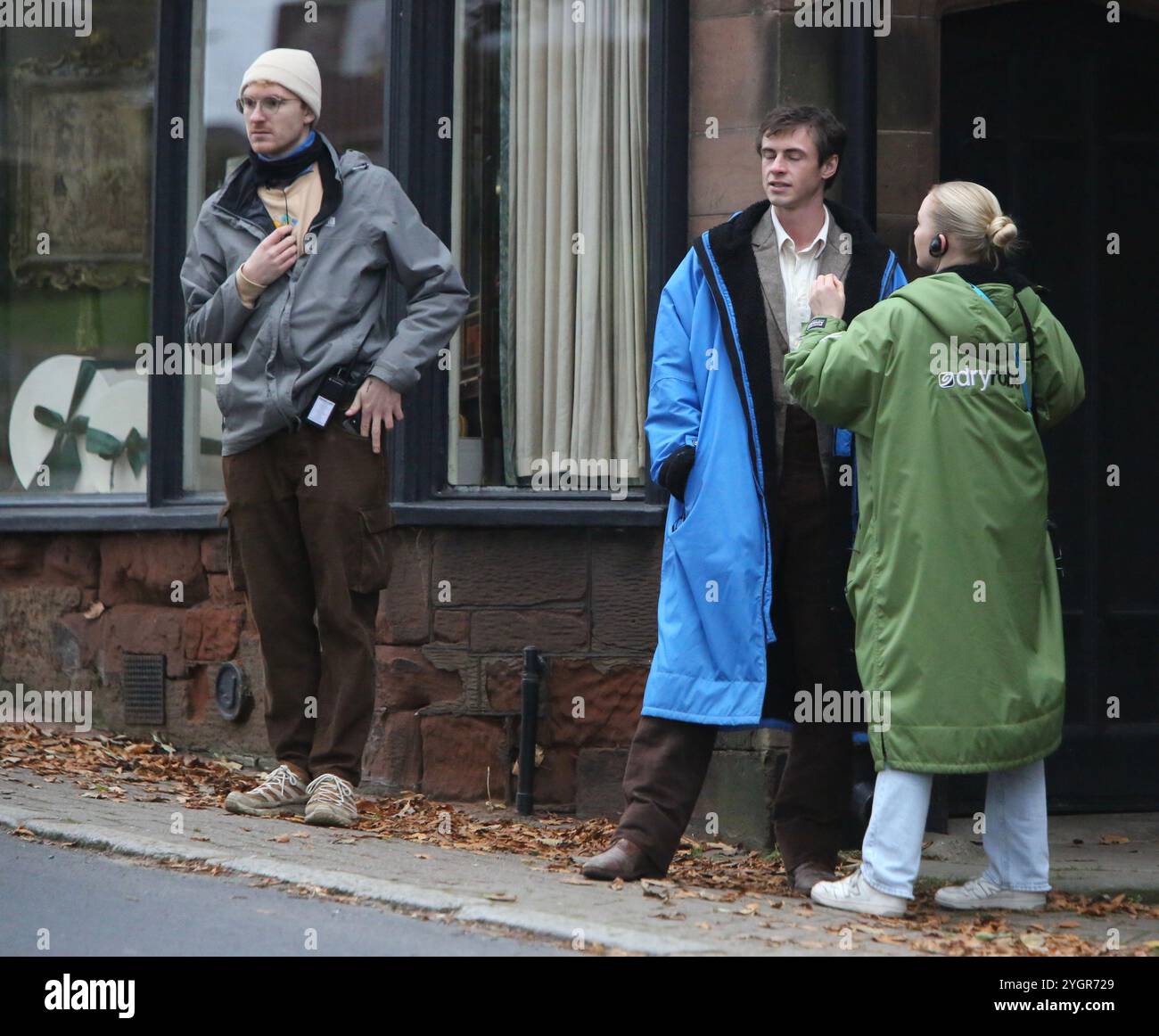 Comedian Jimmy Carr debut film Fackham Hall filming in Thornton Hough ...