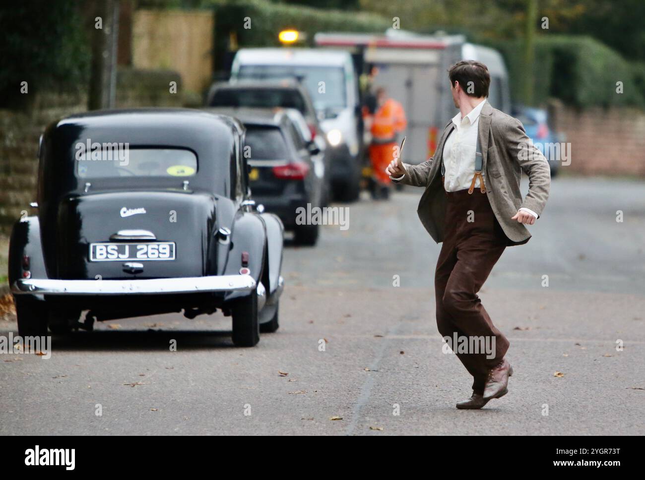 Comedian Jimmy Carr debut film Fackham Hall filming in Thornton Hough ...