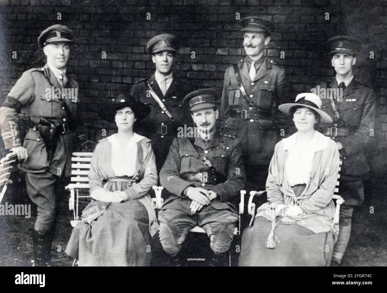 British staff officers including an Assistant Provost Marshal and a receipiant of the Military ...
