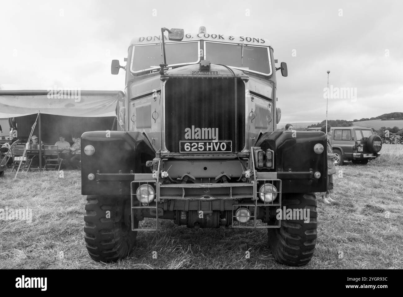 Low Ham.Somerset.United Kingdom.July 20th 2024.A Scammell Mountaineer ...