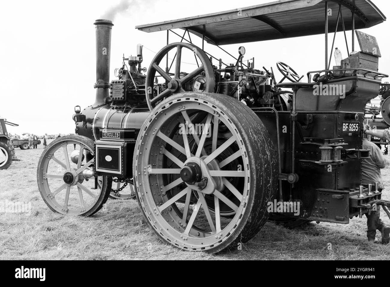 Low Ham.Somerset.United Kingdom.July 20th 2024.A 1910 Mclaren traction ...