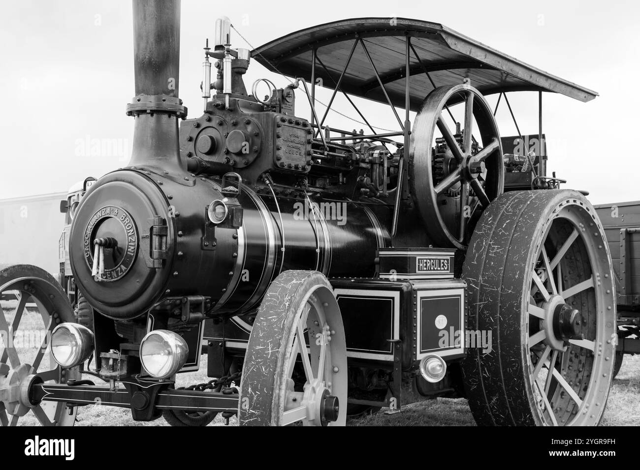 Low Ham.Somerset.United Kingdom.July 20th 2024.A 1910 Mclaren traction ...