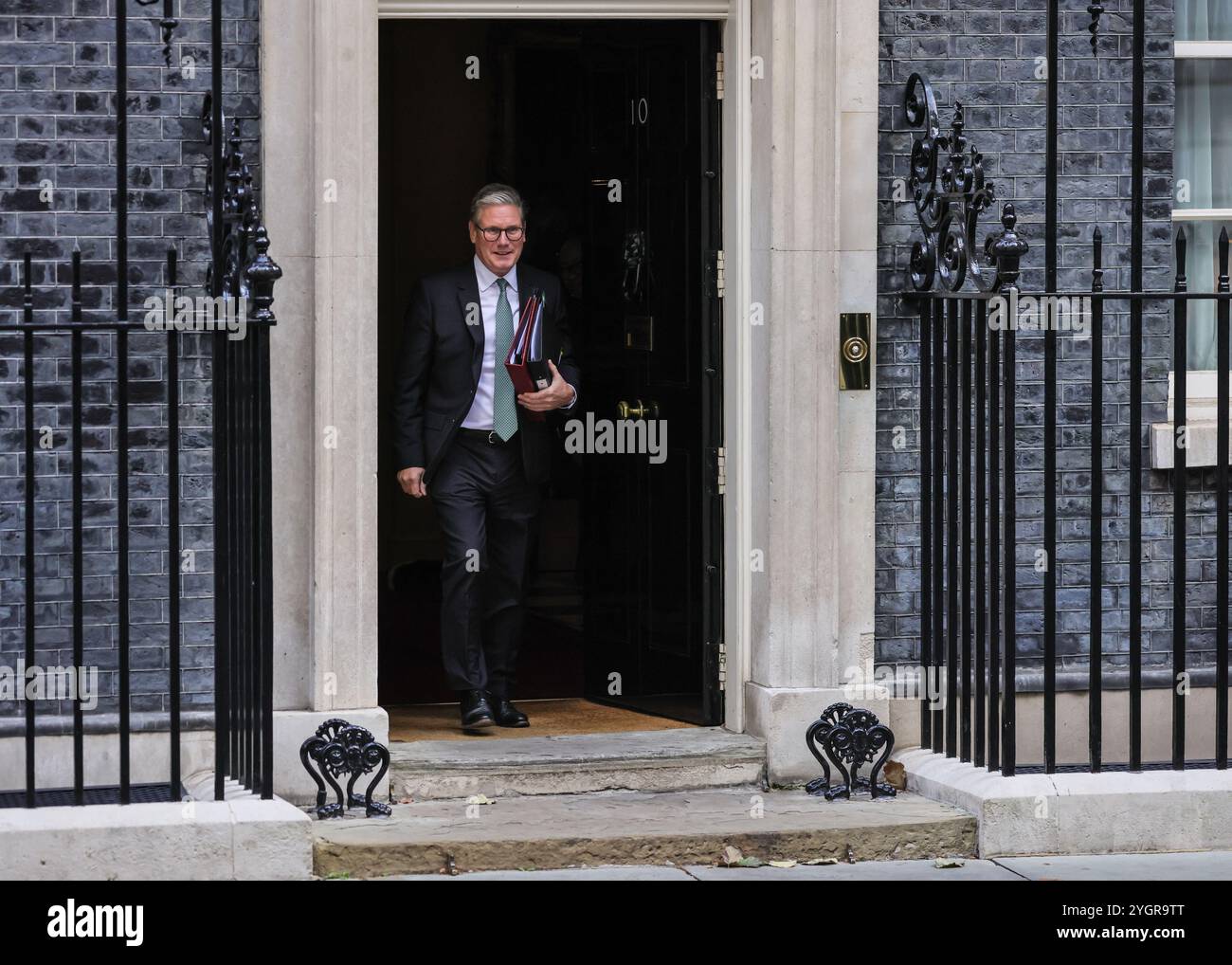 Sir Keir Starmer, Prime Minister of the United Kingdom, exits 10 ...