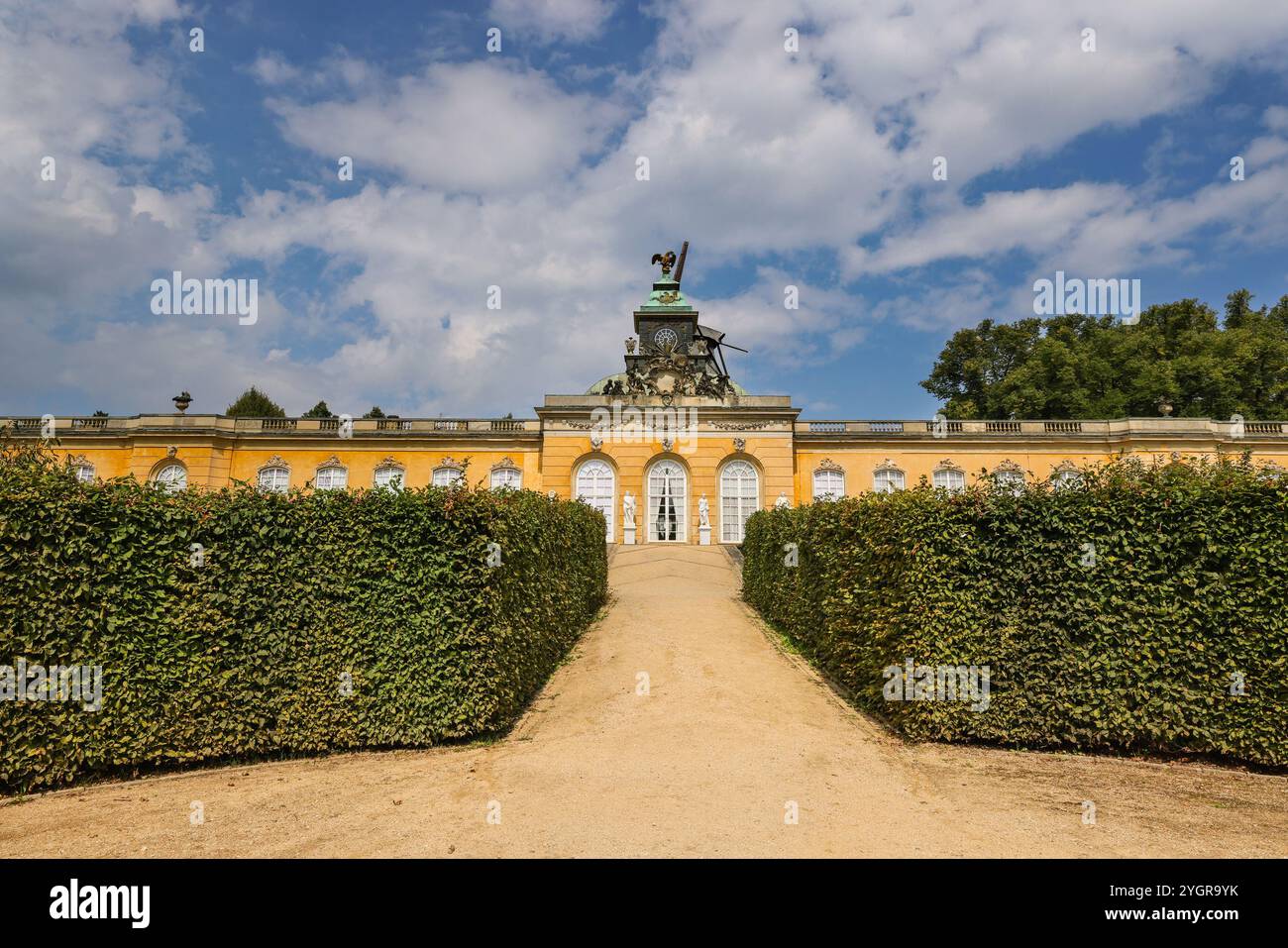 The New Chambers at Sanssouci Palace, Potsdam, near Berlin, Germany ...