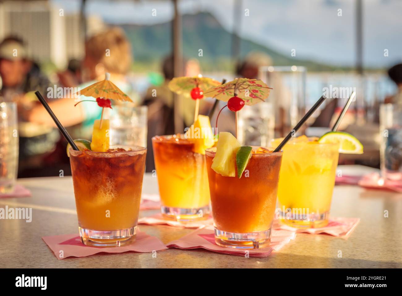 Royal Hawaiian Hotel Mai Tai Bar Stock Photo - Alamy