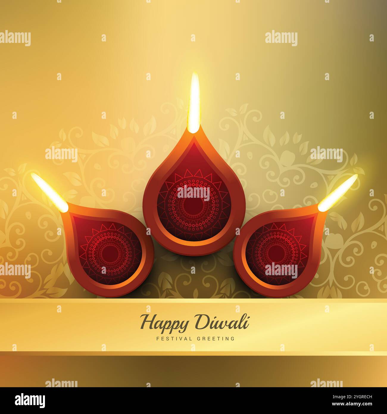 diwali festival diya design illustration Stock Vector Image & Art - Alamy