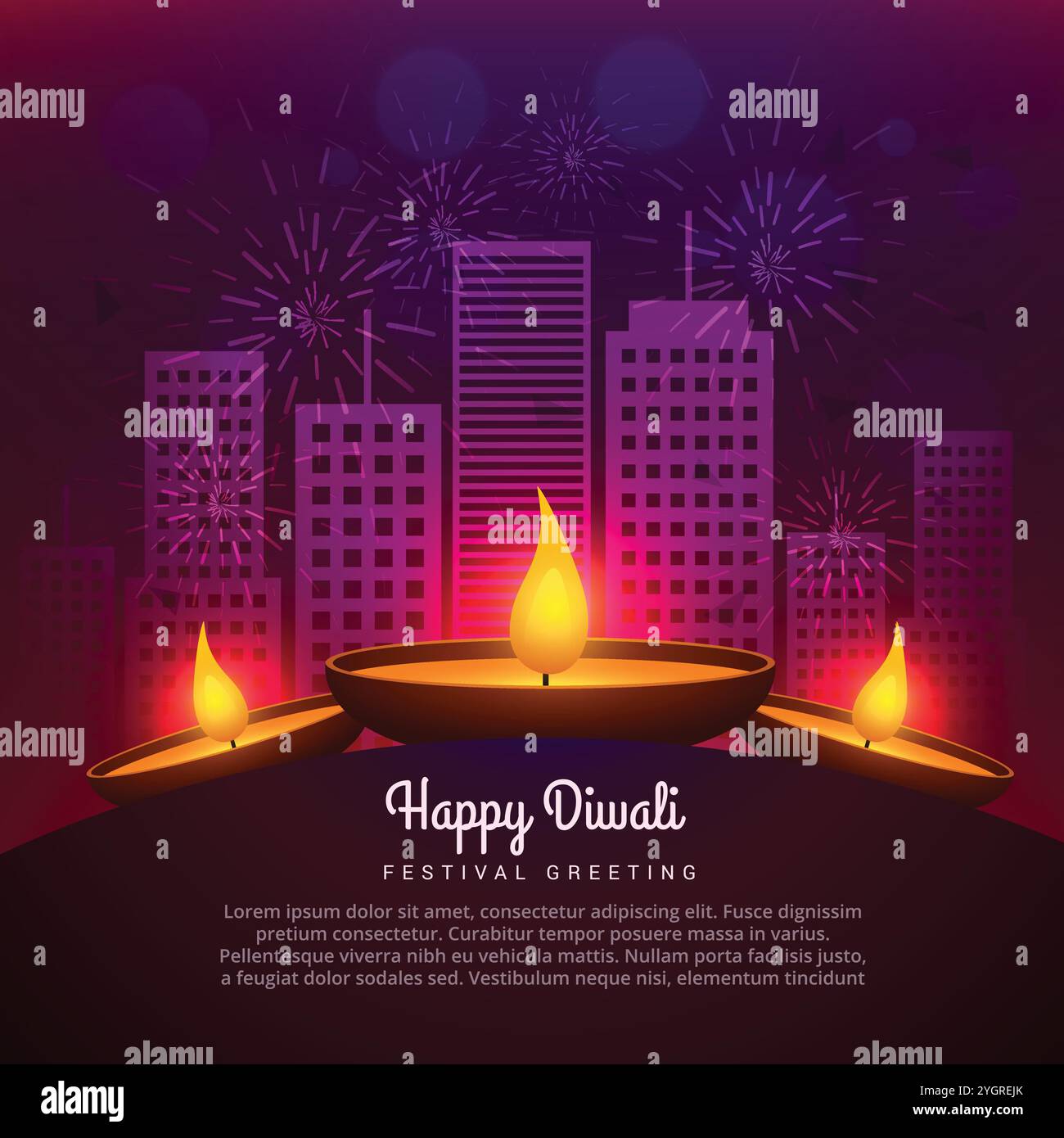 diwali diya place infront of building Stock Vector Image & Art - Alamy