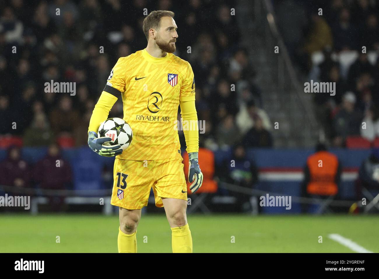 Goalkeeper of Atletico Madrid Jan Oblak during the UEFA Champions ...
