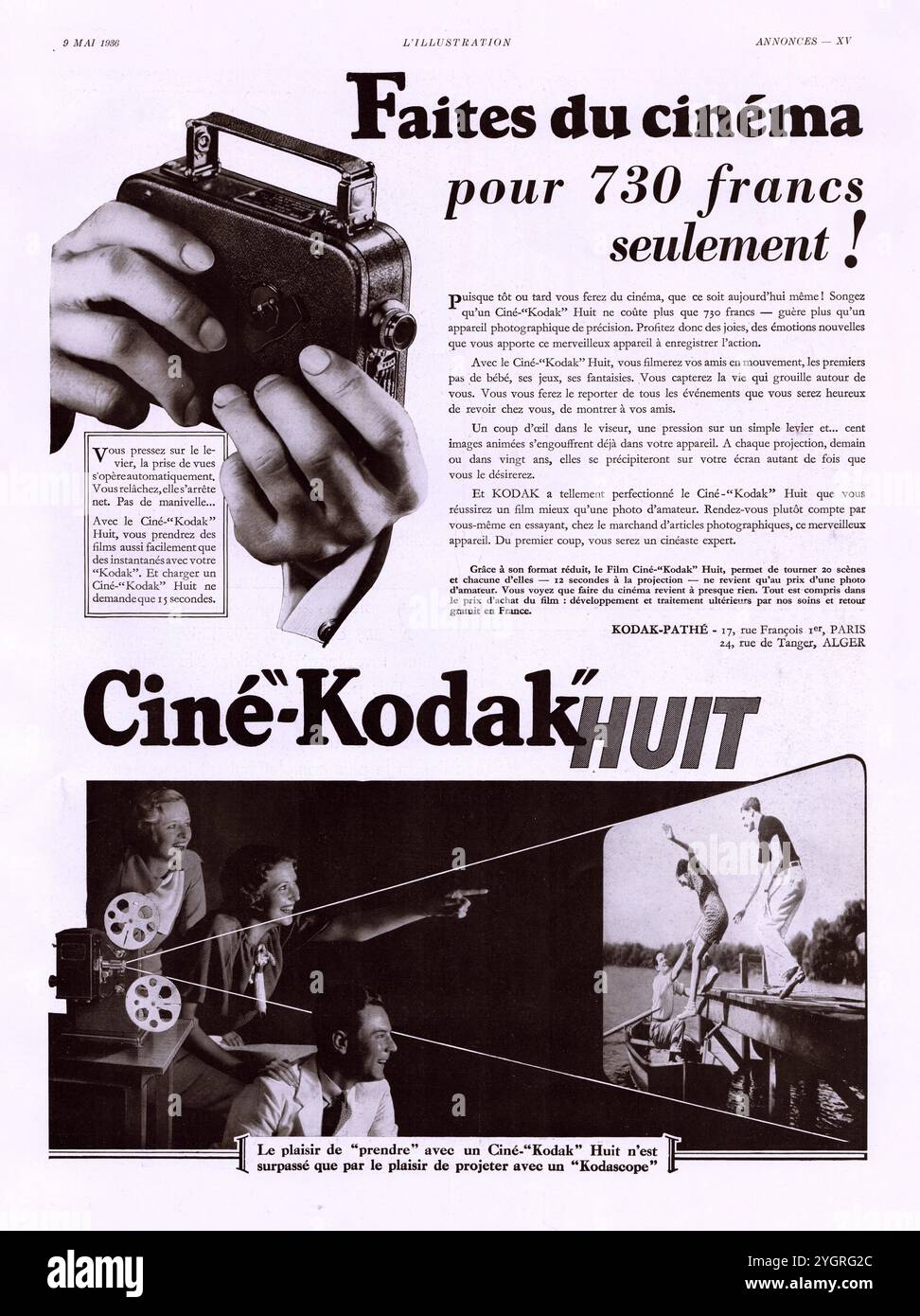 1920s movie camera hi-res stock photography and images - Alamy