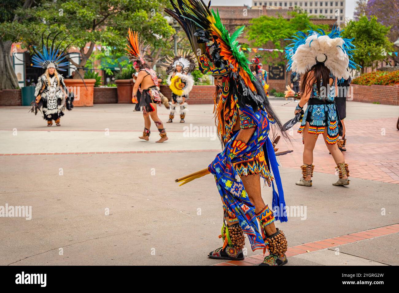 Los Angeles, CA, US-May 24, 2024: Native American or Indigenous people ...
