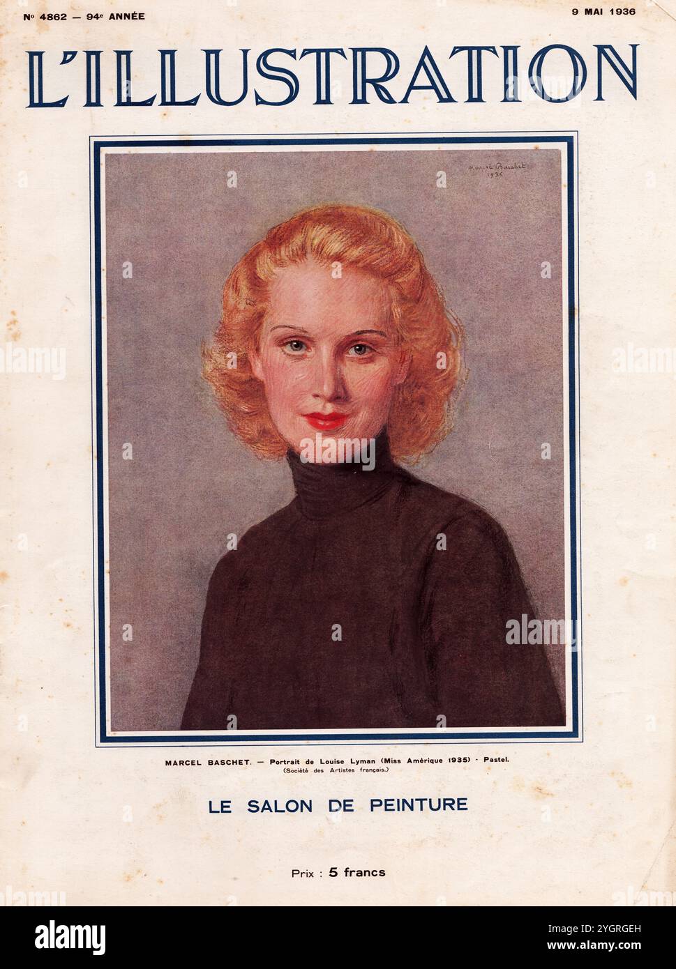 L"Illustration cover French per war magazine front page Stock Photo - Alamy