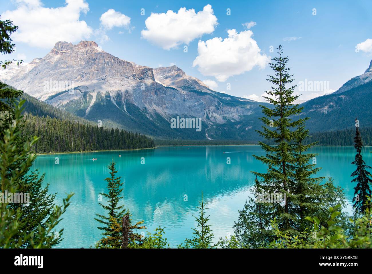 Snow mountain in Banff Stock Photo - Alamy