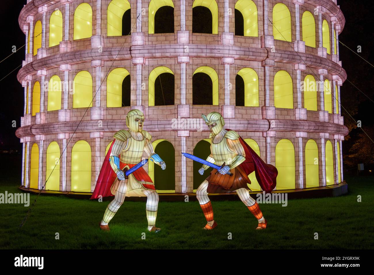 Longleat, Wiltshire, UK. 8th November 2024. Over 1000 giant illuminated ...