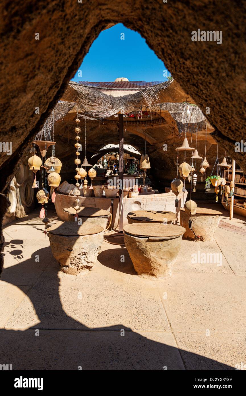 Cosanti; gallery and studio of now deceased Italian-American architect ...