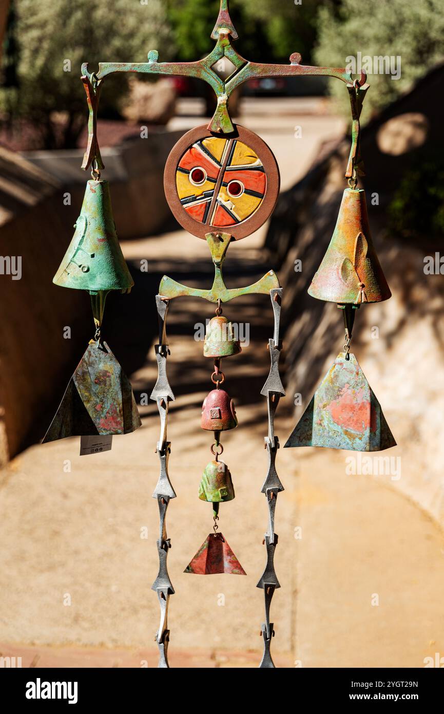 Bronze bells; Cosanti; gallery and studio of now deceased Italian ...