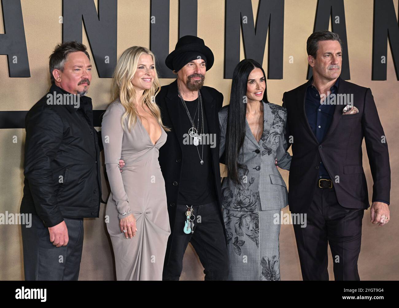 London, UK. November 8th, 2024. James Jordan, Ali Larter, Billy Bob ...