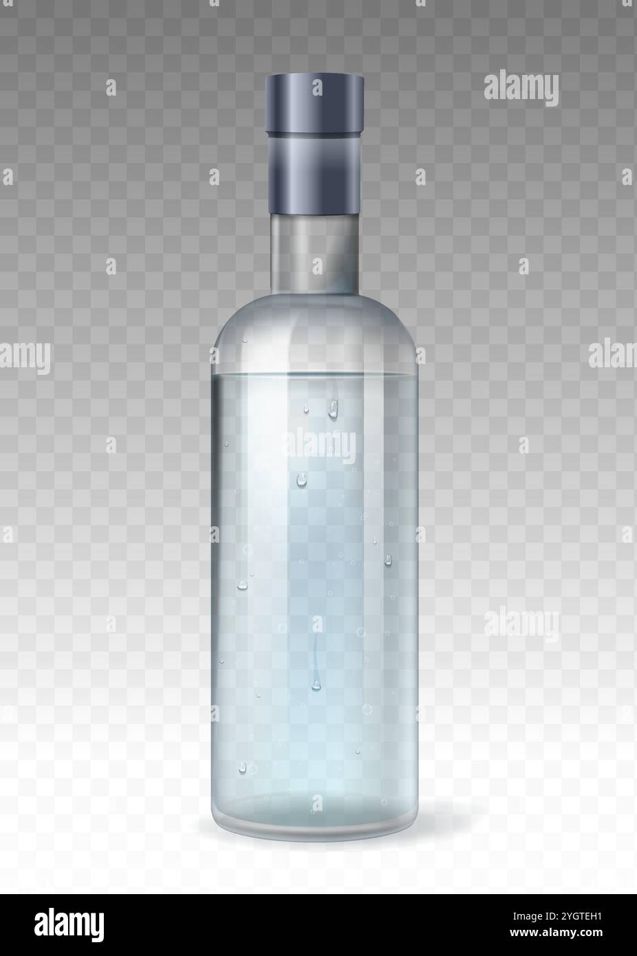 3d vodka transparent glass hi-res stock photography and images - Alamy