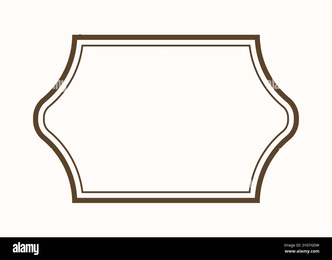 Vintage dark frame. Victorian border in baroque style. Luxury divider ...