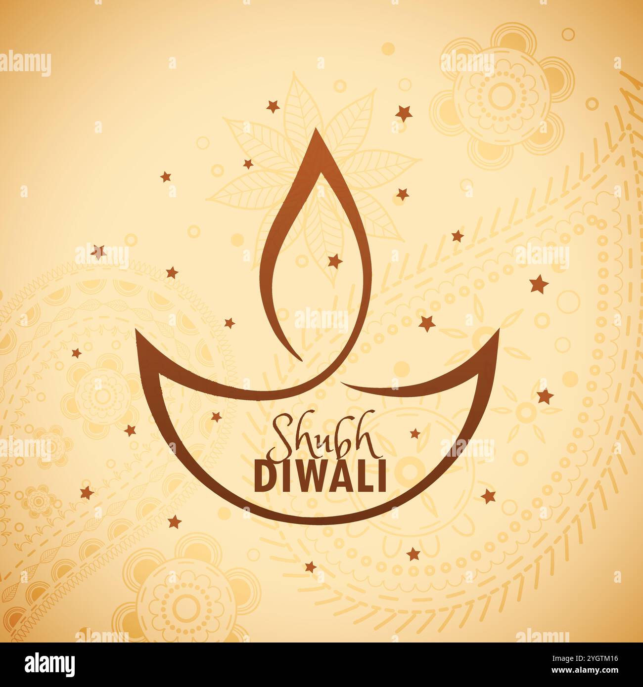 Indian festival diwali lamp stars Stock Vector Images - Alamy