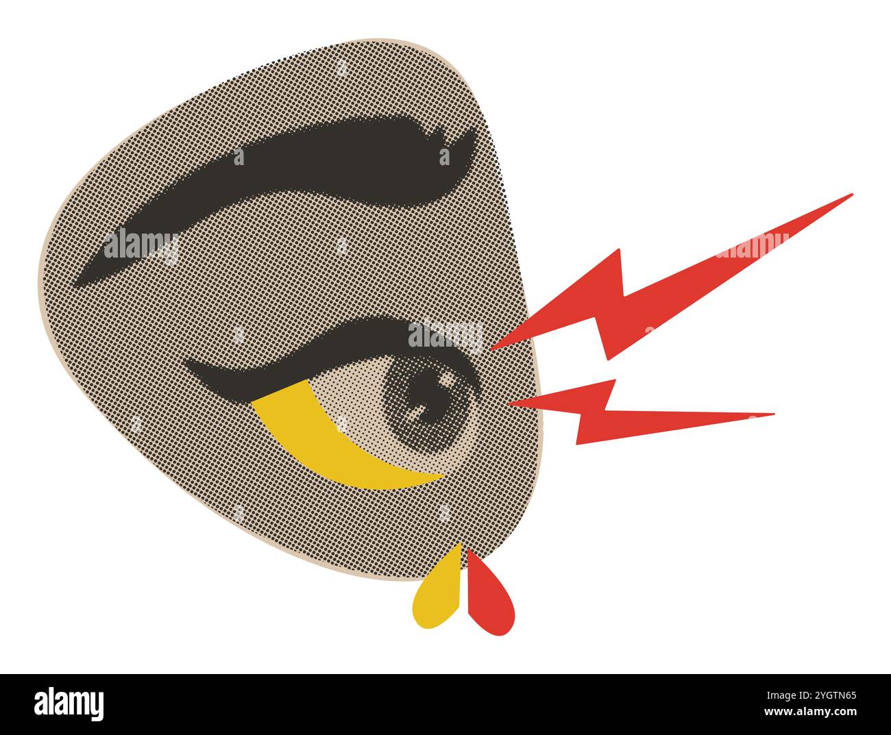 Lightning pop art hi-res stock photography and images - Alamy