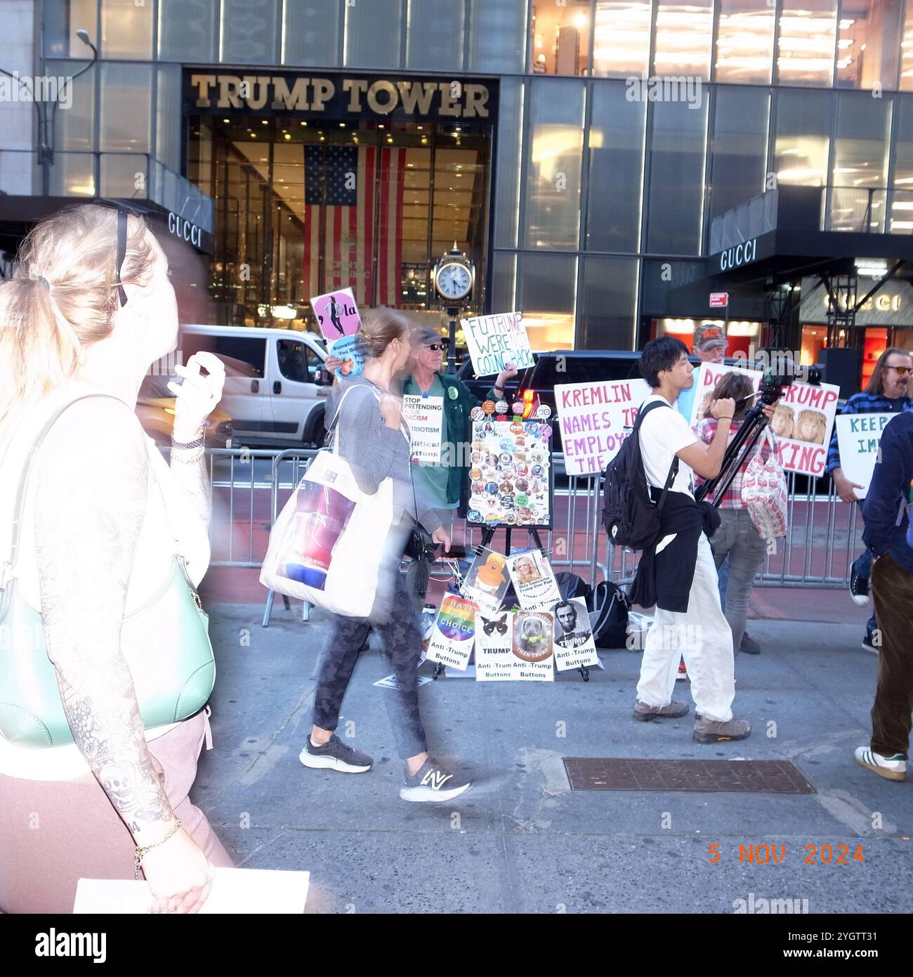 New York, New York, USA. 5th Nov, 2024. Trump narrowed the gap in New ...