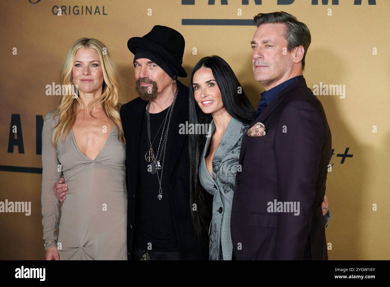 London, UK . 8 November, 2024 . Ali Larter, Billy Bob Thornton, Demi ...