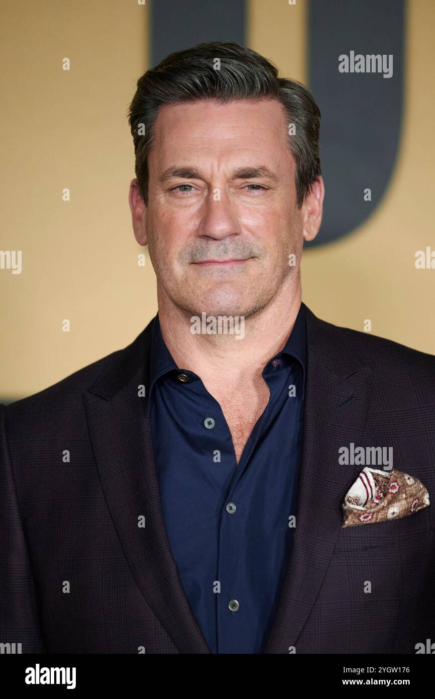 London, UK . 8 November, 2024 . Jon Hamm pictured at the UK screening ...