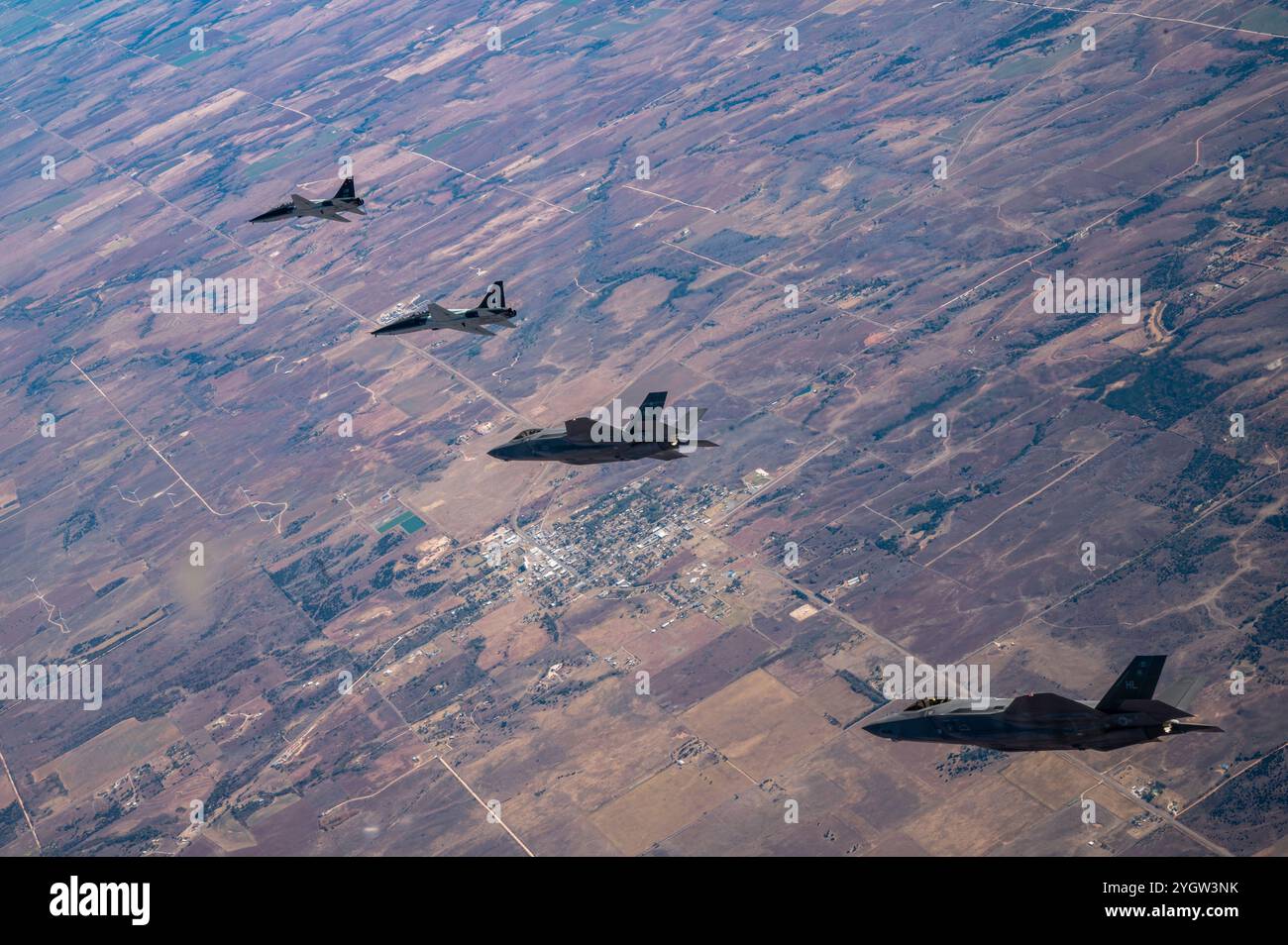 Two F-35 Lightning IIs from the 388th Fighter Wing at Hill Air Force ...
