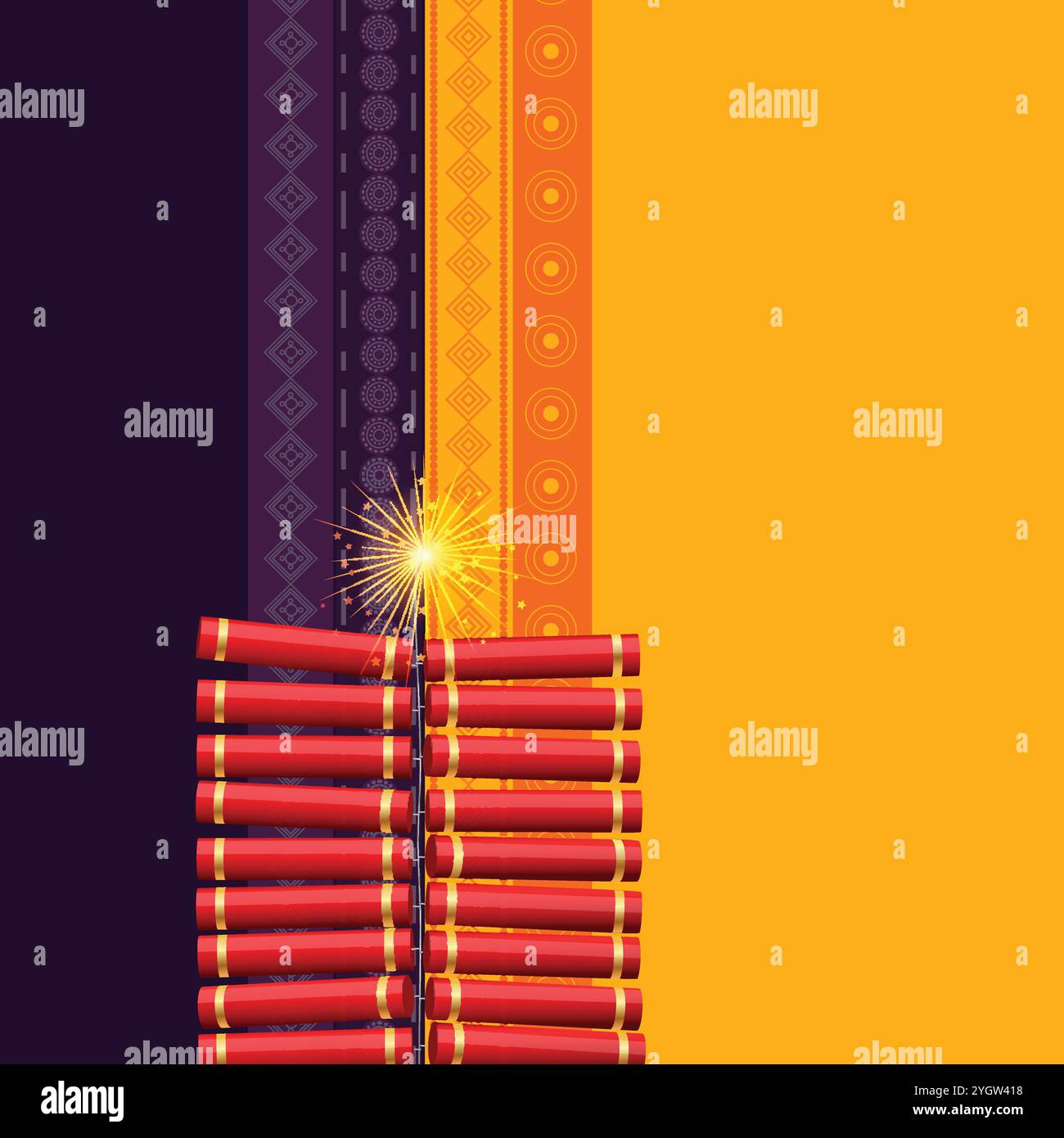 Diwali cracker Stock Vector Images - Alamy