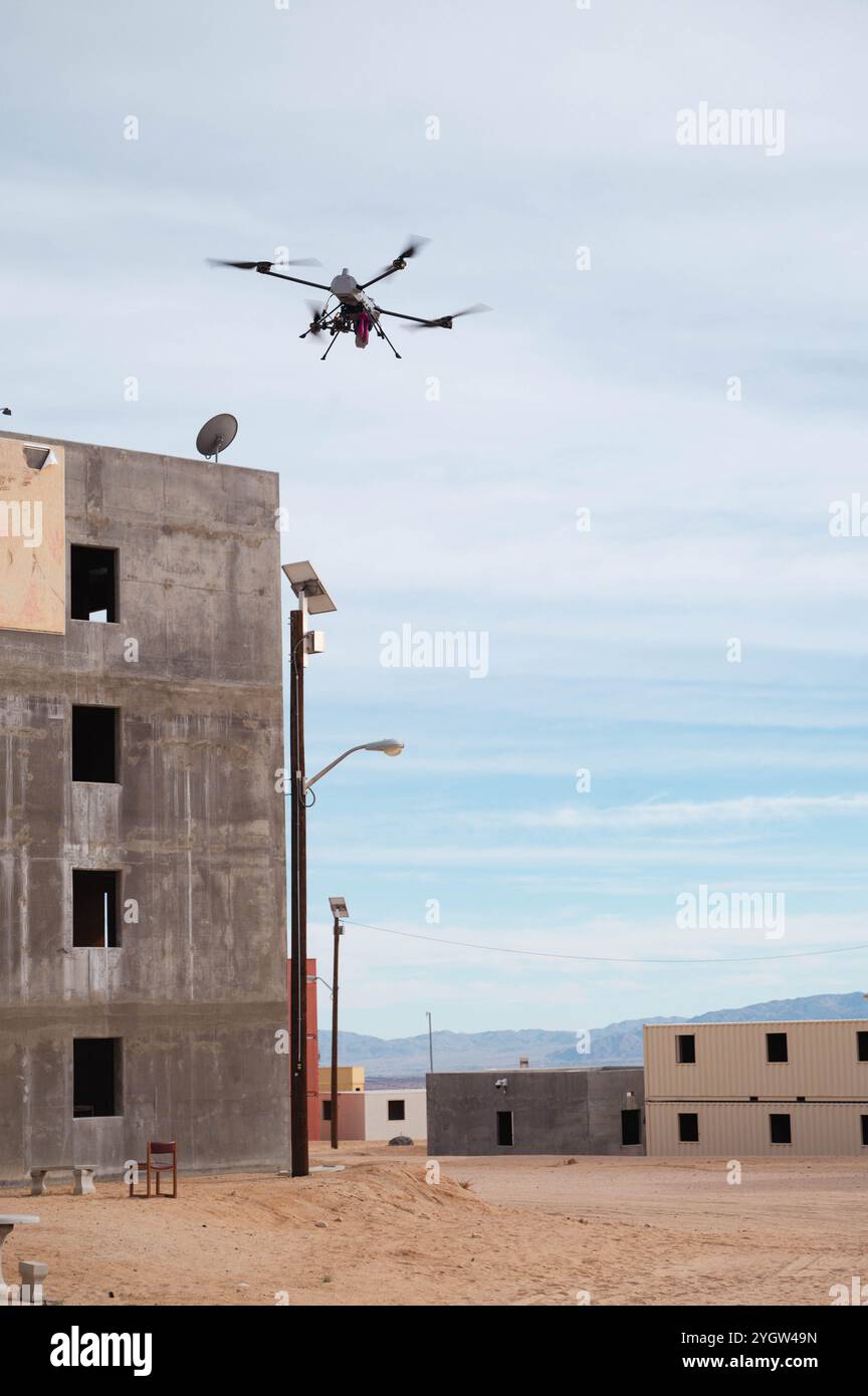 A team of Department of Defense drone operators and experts test the ...