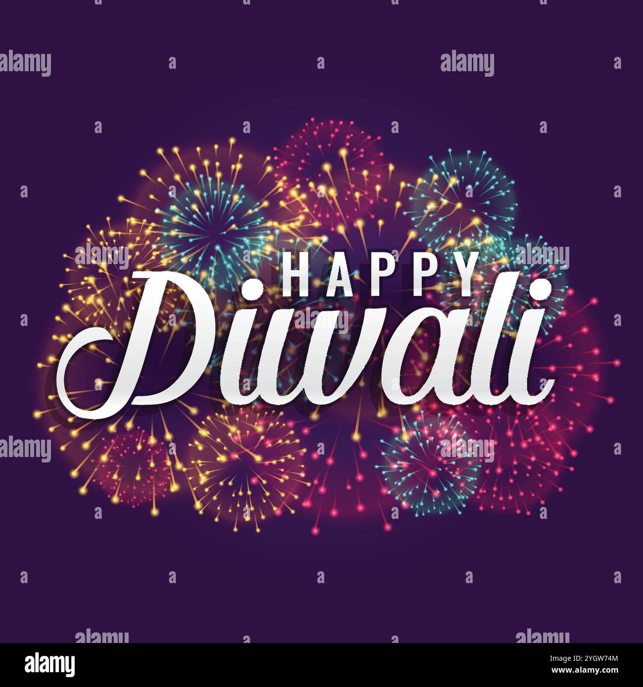 Vector diwali design fireworks hi-res stock photography and images - Alamy