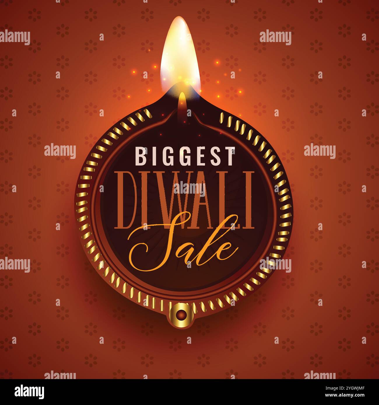 Diya template Stock Vector Images - Alamy