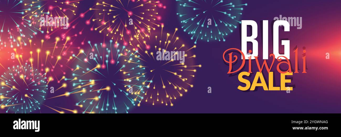 diwali fireworks sale background design Stock Vector Image & Art - Alamy
