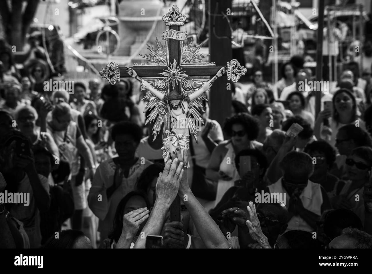 Colorful church in historic Black and White Stock Photos & Images - Alamy