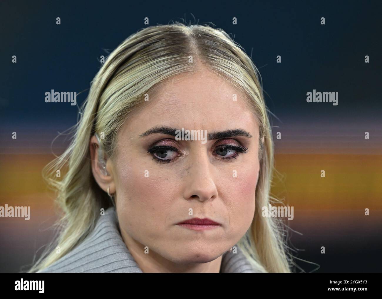 Former football Steph Houghton speaks with Sky Sports ahead of the ...