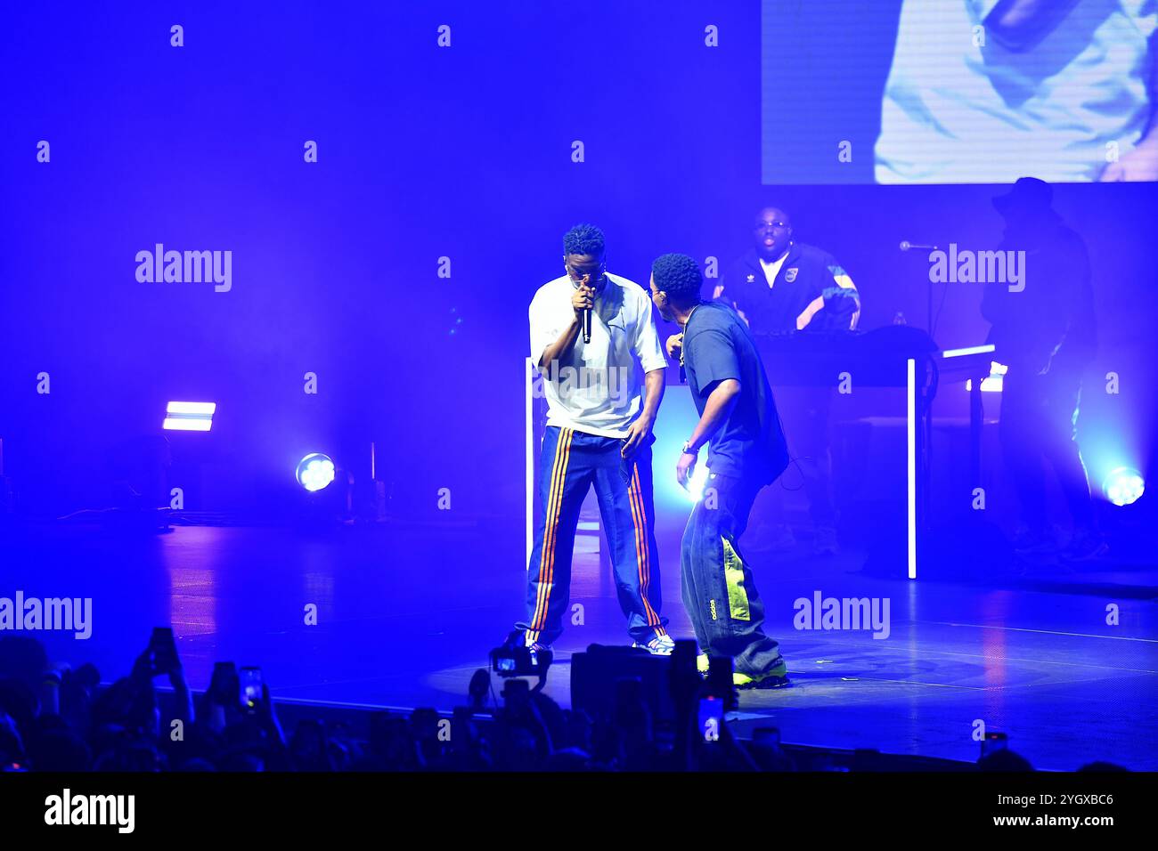 Ninho et Niska concert release party de l'album " GOAT" à l'Adidas ...