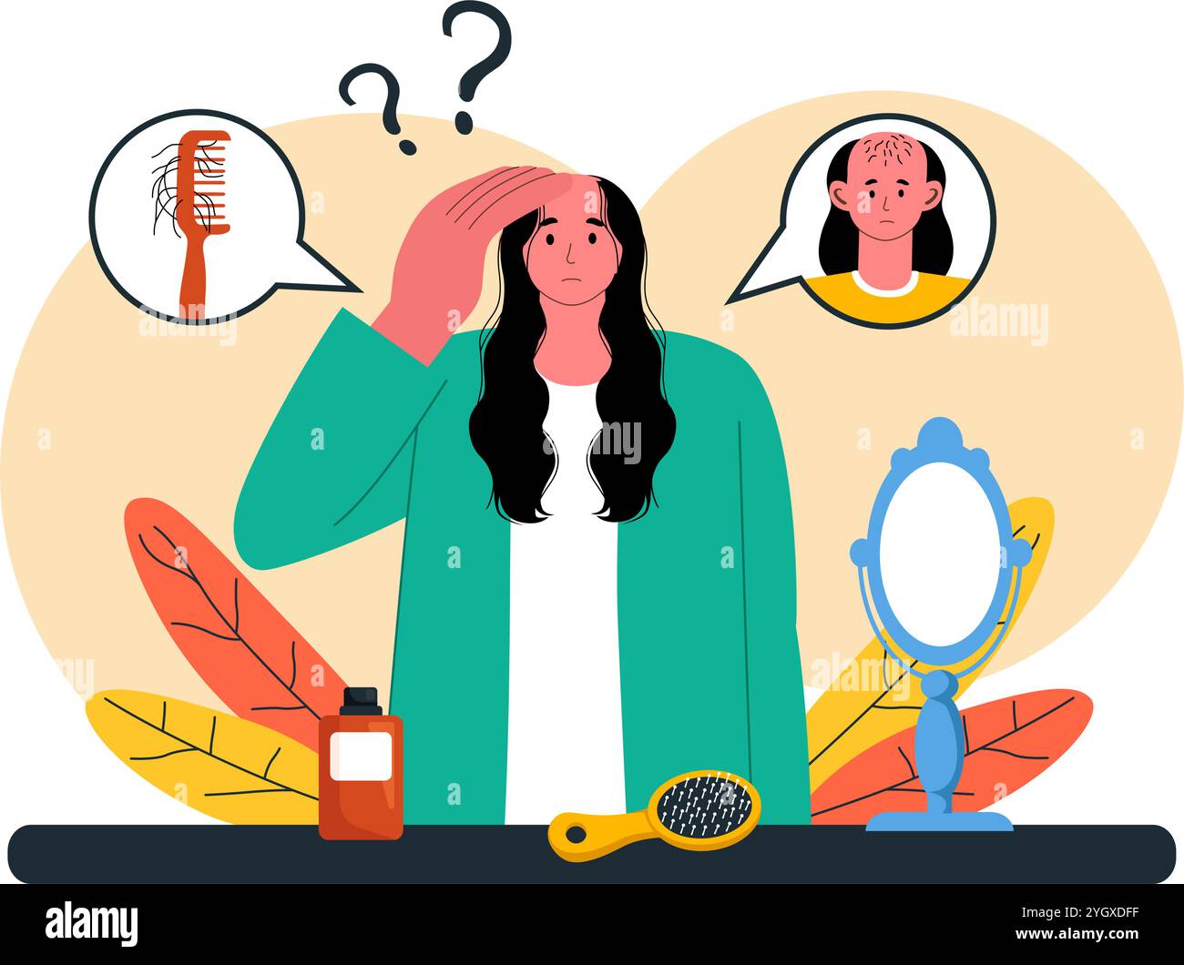 Baldspot Stock Vector Images - Alamy