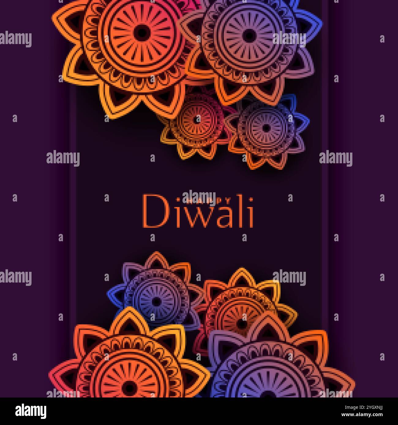 Background pattern happy diwali Stock Vector Images - Alamy
