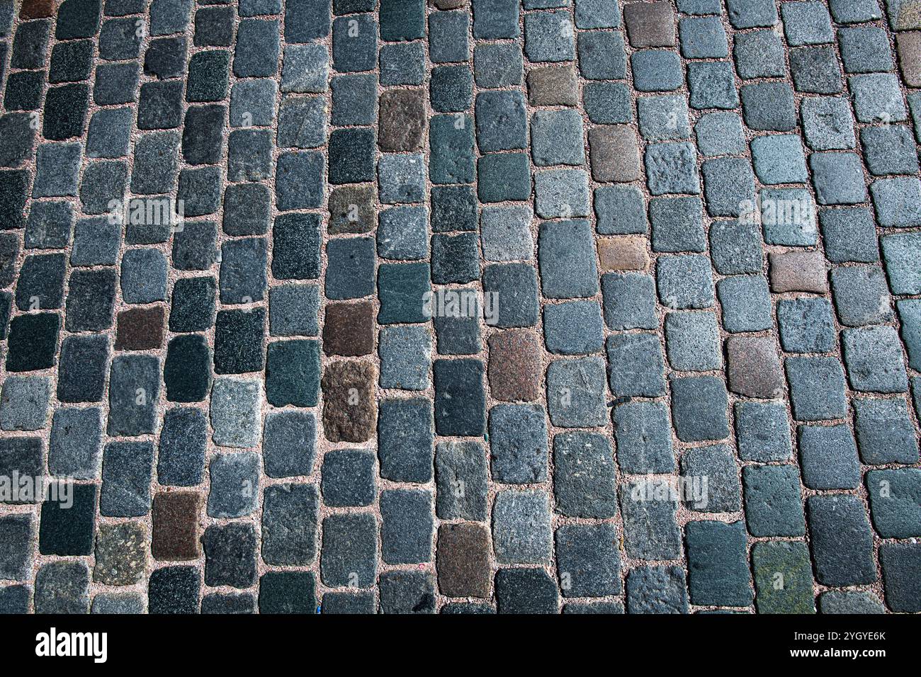 Stone pavement texture. Granite cobblestoned pavement background ...
