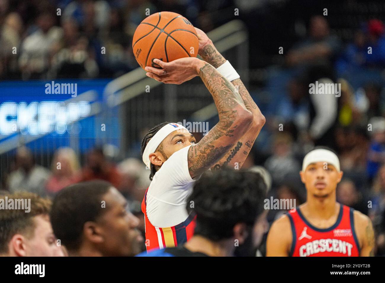 Orlando, Florida, USA, November 8, 2024, New Orleans Pelicans forward ...