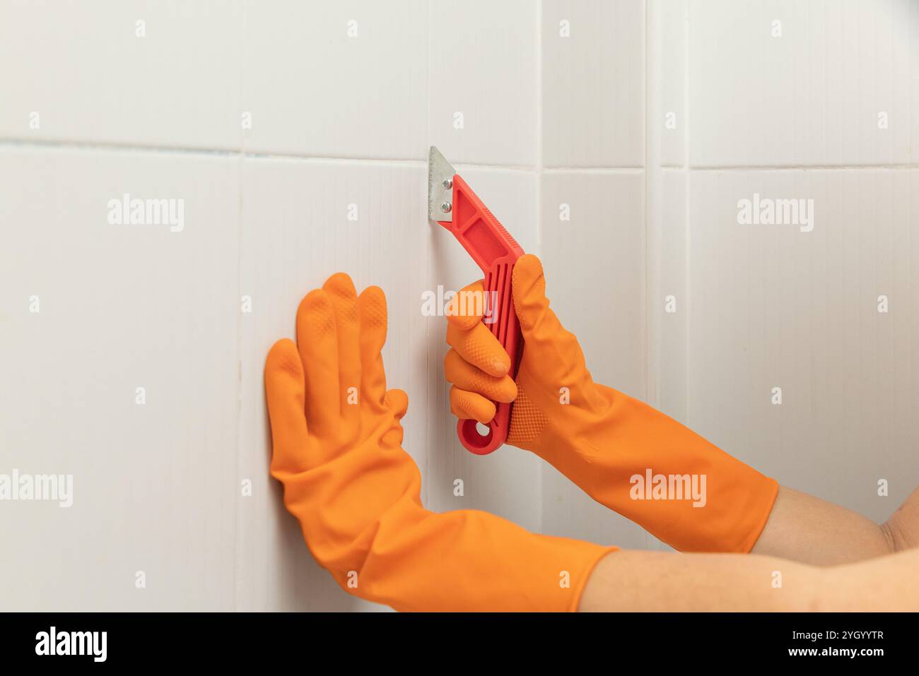 Grout repair hi-res stock photography and images - Alamy
