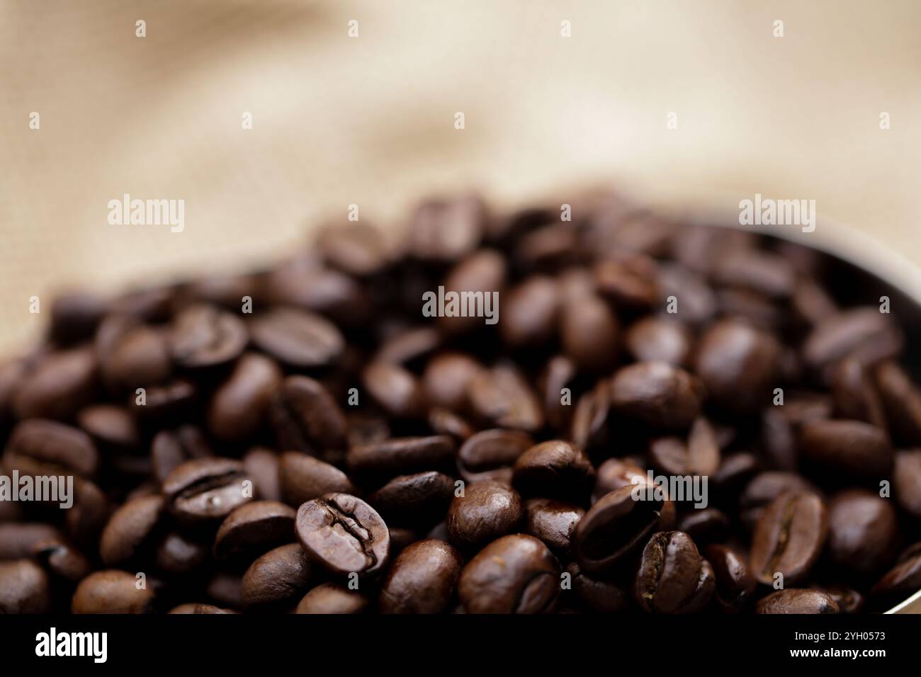 Gaziantep, Turkey. Coffey beans and traditional cups of coffee in a ...
