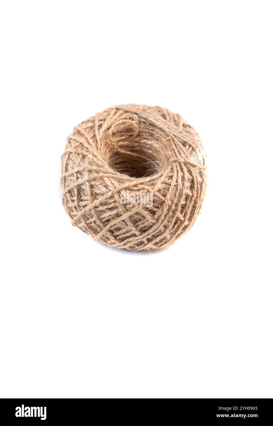jute ribbon for gift wrapping, hobbies and handicrafts Stock Photo - Alamy
